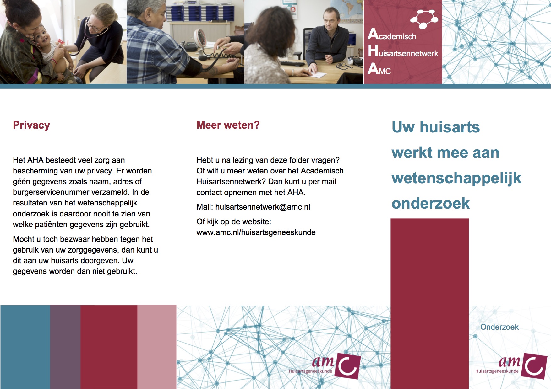 AHA Database Informatiefolder voor patiënten - Huisartsen Vrolikstraat